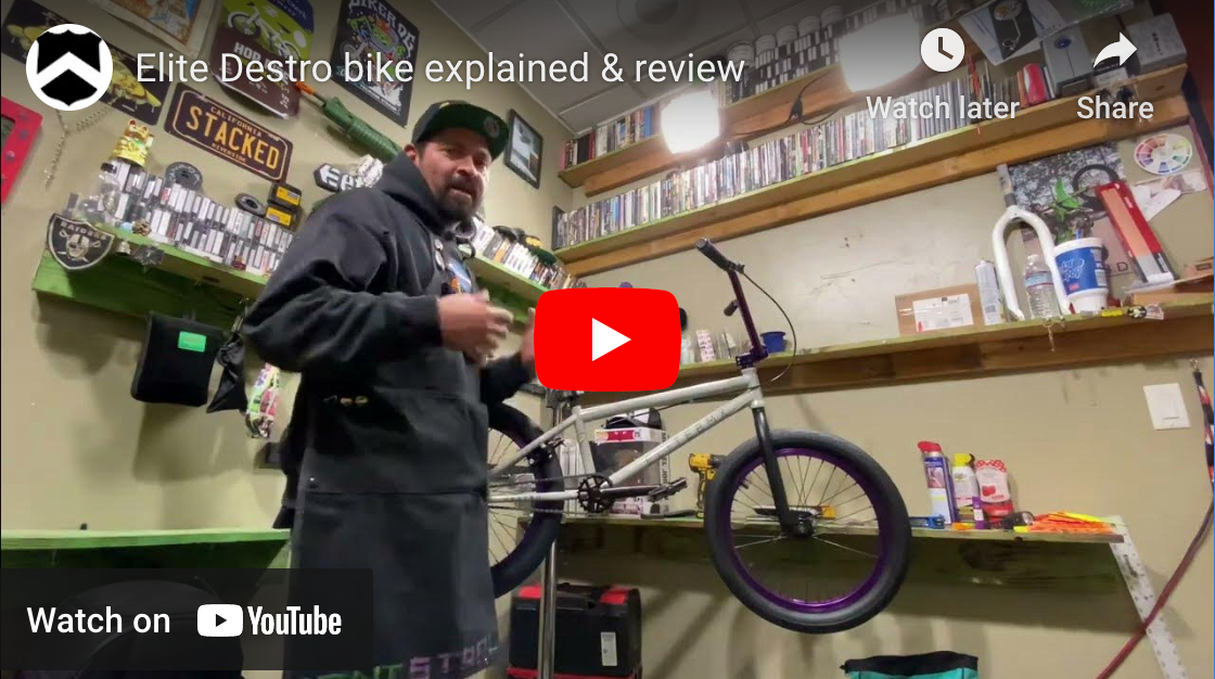 20" Elite Destro BMX Bike | Explained & review — Stacked BMX Shop