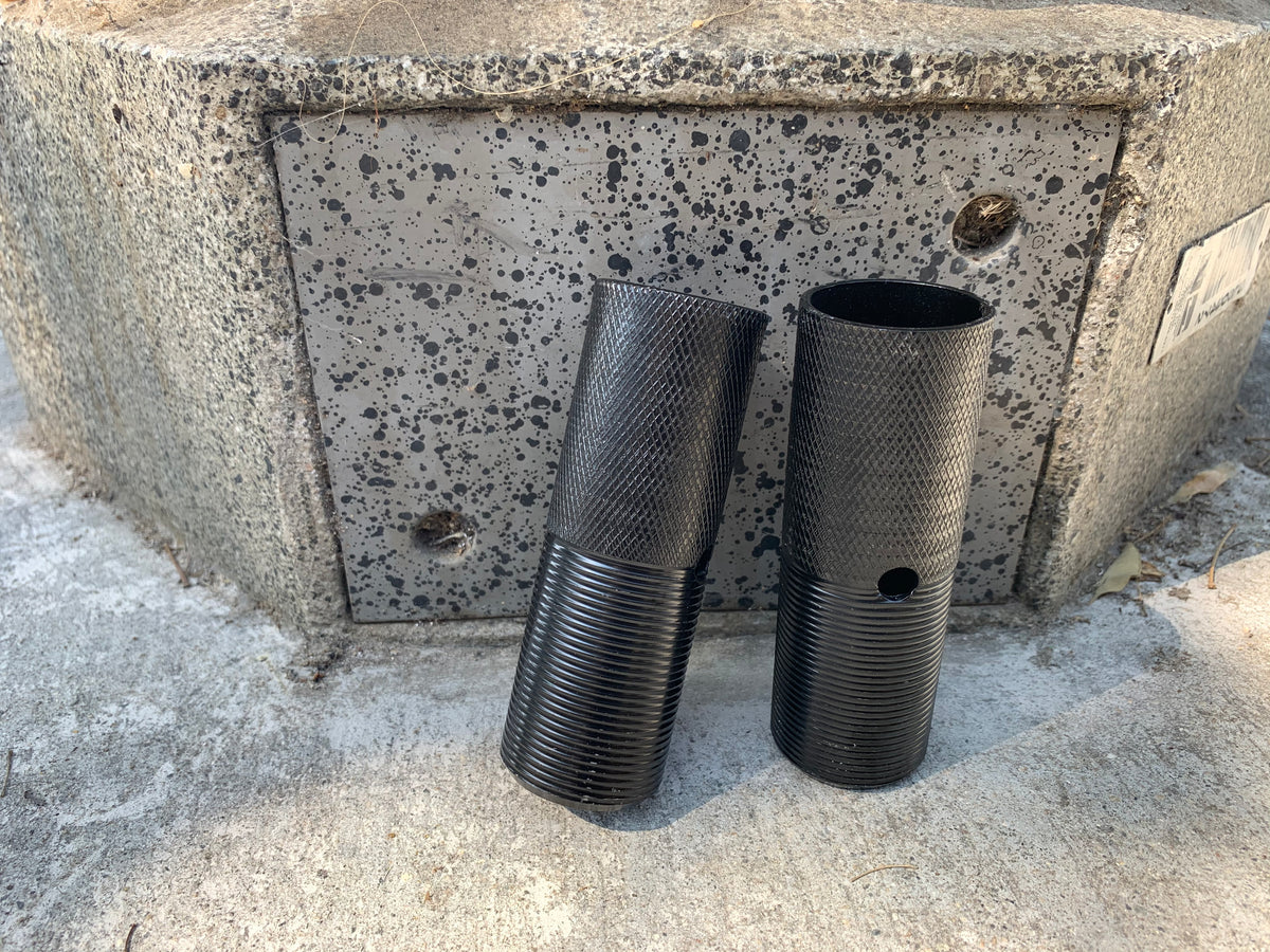 Metal Knurled Standing Pegs (Threaded) 14mm — Stacked BMX Shop